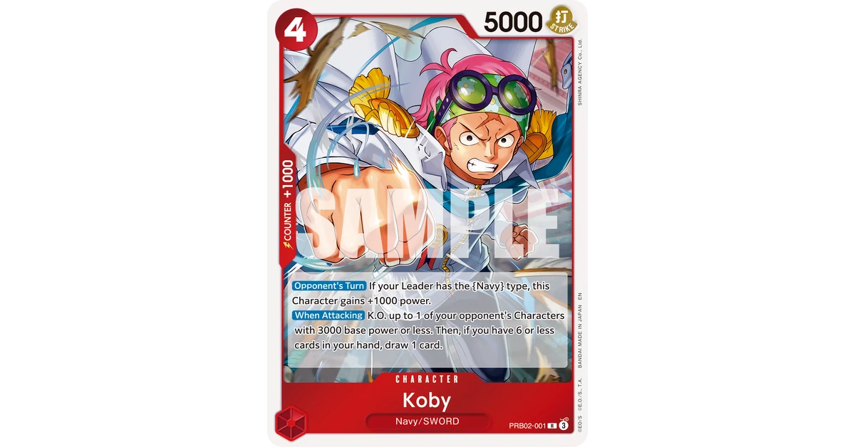 R - Rare lapok - [PRB-02] One Piece Card The Best Vol.2